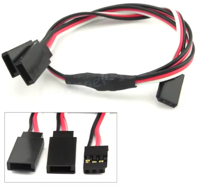 Servo Y lead splitter cable 200mm – CIRCUITverse.co.uk